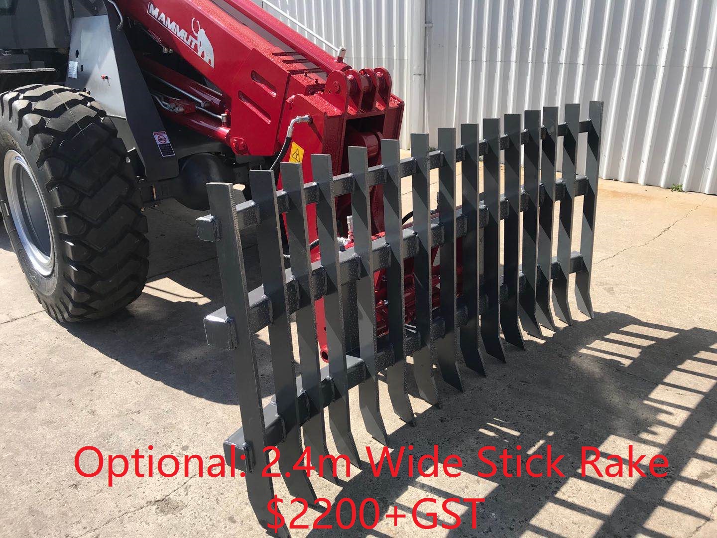 Stick Rakes - Pickman Equipment