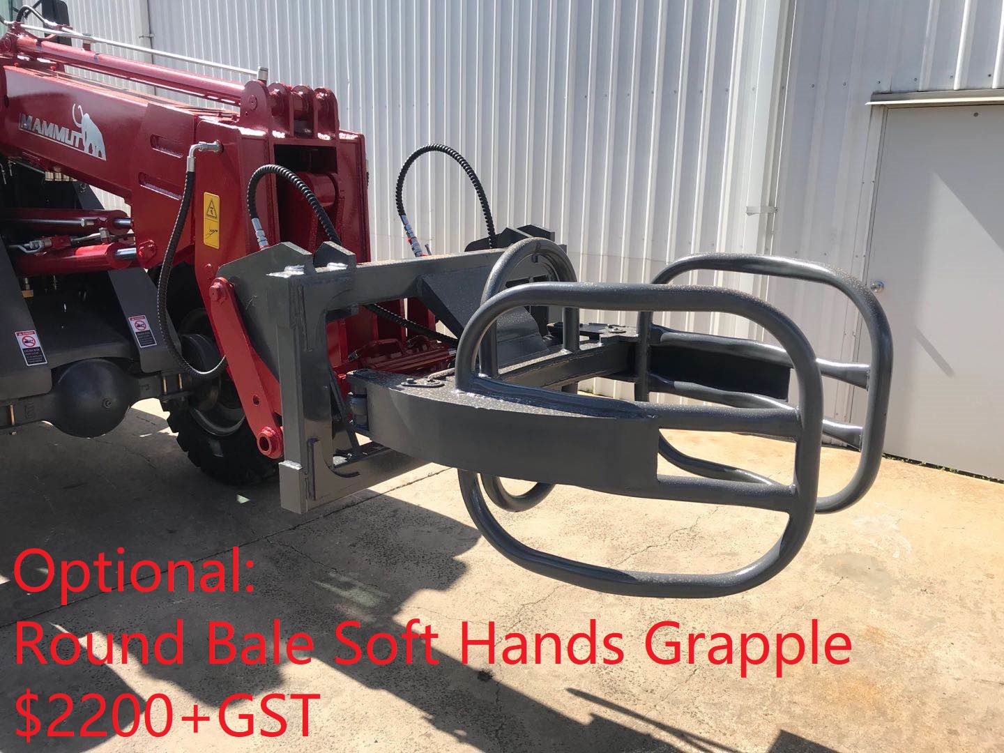 Round Bale Soft Hand Grapple - Pickman Equipment